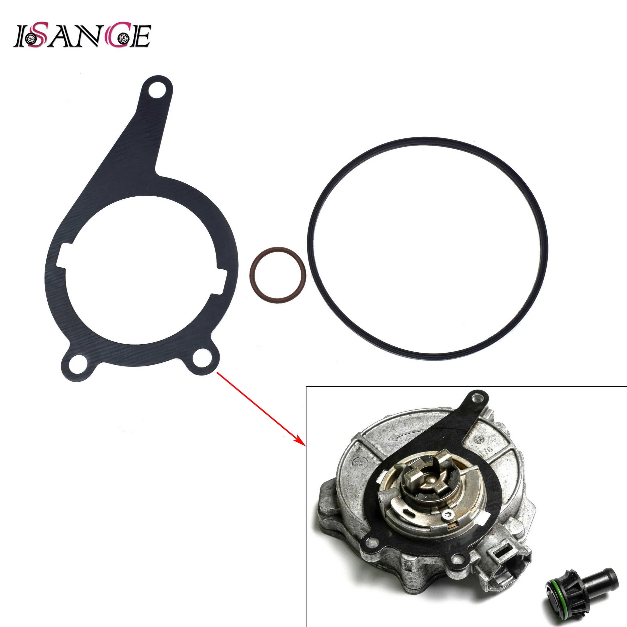 Vacuum Pump Gasket Seal Repair Kit For Audi S4 S5 SQ5 Q5 Q7 A6 A7 A4 A5 ...