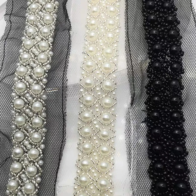1Yard-Hand-stitch-Beaded-Lace-for-Sewing-Luxury-Tailor-Accessories ...