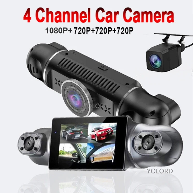 4-Channel-1080P-Car-DVR-Dashcam-Dash-Cam-for-Car-DVR-360-Front-Left ...