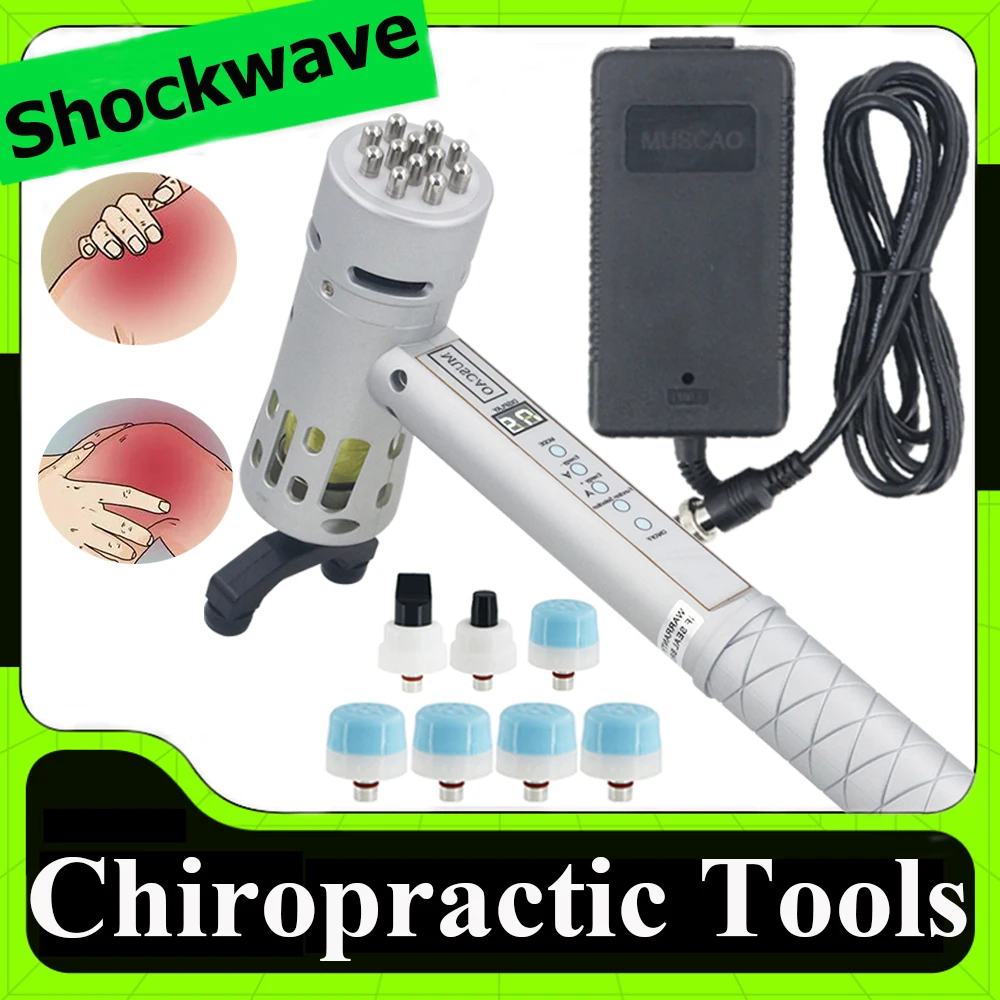 Professional-Shock-Wave-Therapy-Machine-Bioelectricity-Chiropractic-Gun ...