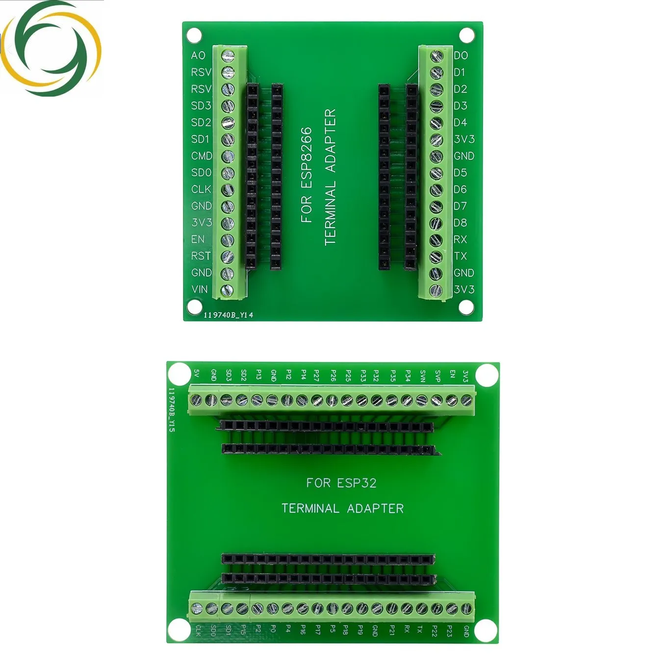 ESP32 ESP8266 Breakout Board GPIO 1 into 2 Compatible with 38 Pins ...