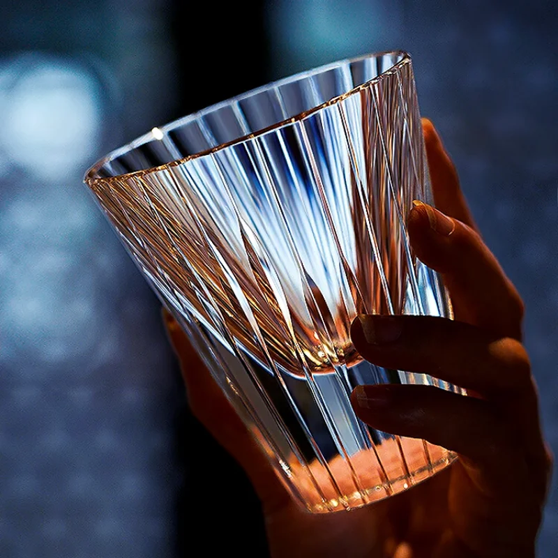 Lead-free-Crystal-Glass-Cup-Simplicity-Household-Creative-Transparent ...