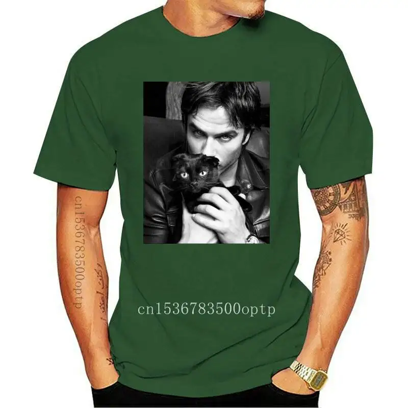 New Ian Somerhalder The Vampire Diaries Damon Movie T Shirt Big Size ...