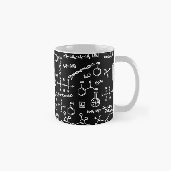 Science Chemistry Pattern Classic Mug Design Tea Picture Coffee Cup ...