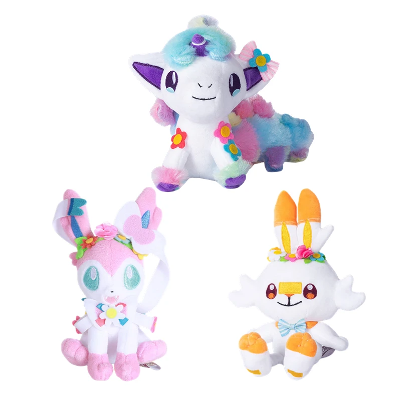 Pokemon-Plush-Easter-Limited-Collection-arco-ris-Vulpix-Scorbunny ...