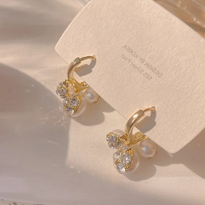 Korean Fashion Earrings Wholesale | Korean Women Zircon Earrings - L New Korean - Aliexpress