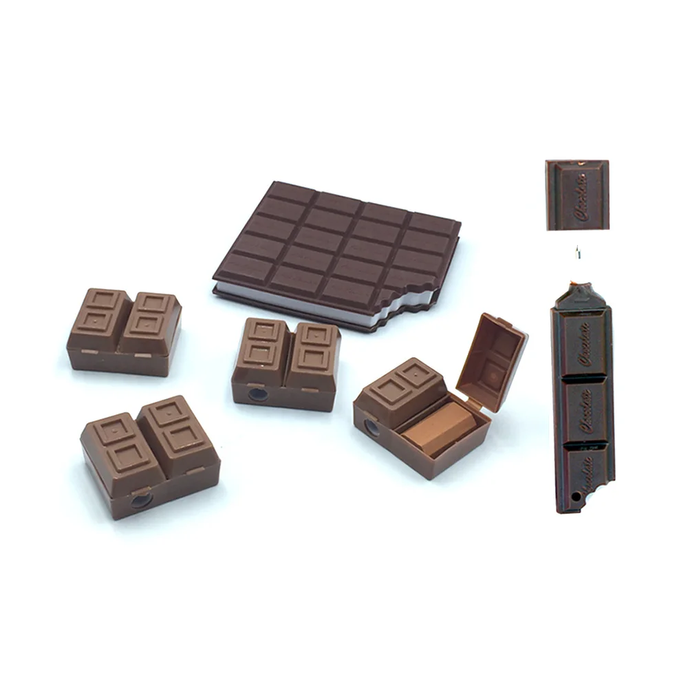 Cute Creative Chocolate Stationery Set for School Gift - AliExpress 21
