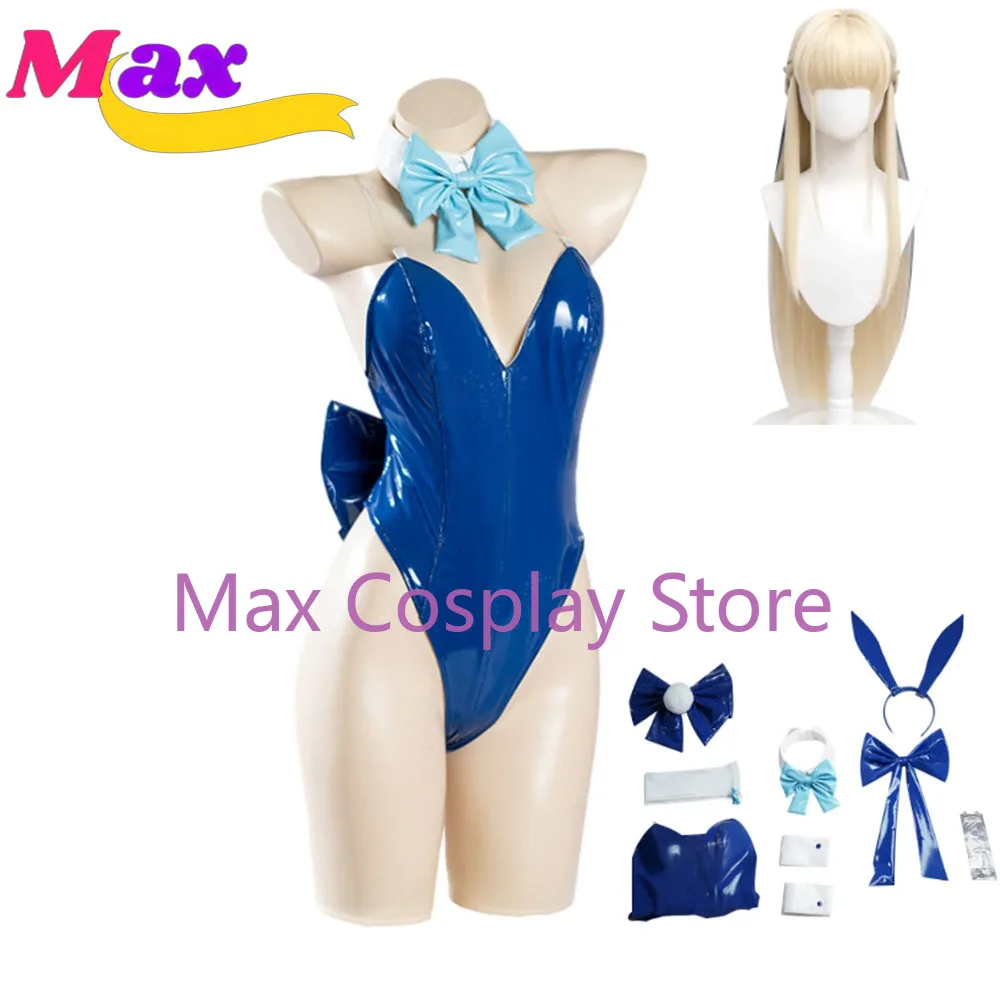 Max-Cos-Cosplay-Asuma-Toki-Costume-Wig-Bunny-Girls-Jumpsuit-Cute-Rabbit-Ears-Halloween-Party ...