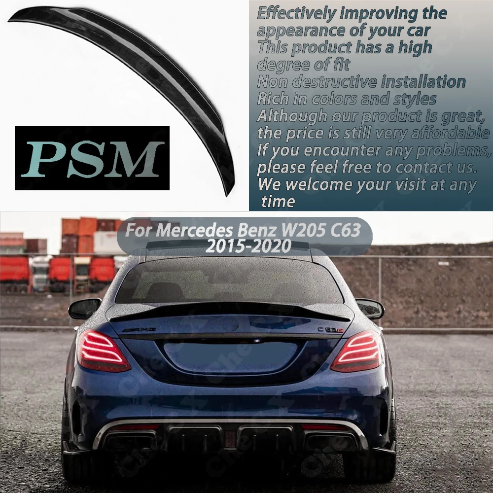 For-Mercedes-Benz-W205-C63-2015-2020-Modified-Luggage-Compartment-Lid ...
