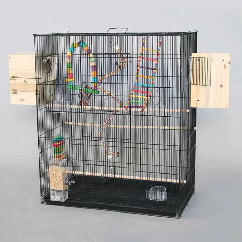Space-Comfort-Parrot-Cage-Strong-and-Durable-Bird-Cages-Easy-To-Clean ...