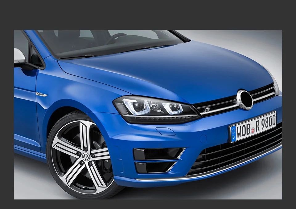 VW Golf 7 Headlights Golf7 LED Headlight GTI Design DRL Hid Head lamp ...