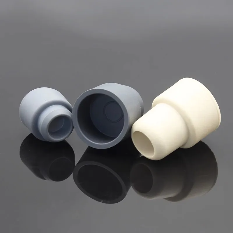 Lab Gray/white Rubber Stopper Reverse Thread Cap 14# 19# 24# Rubber ...
