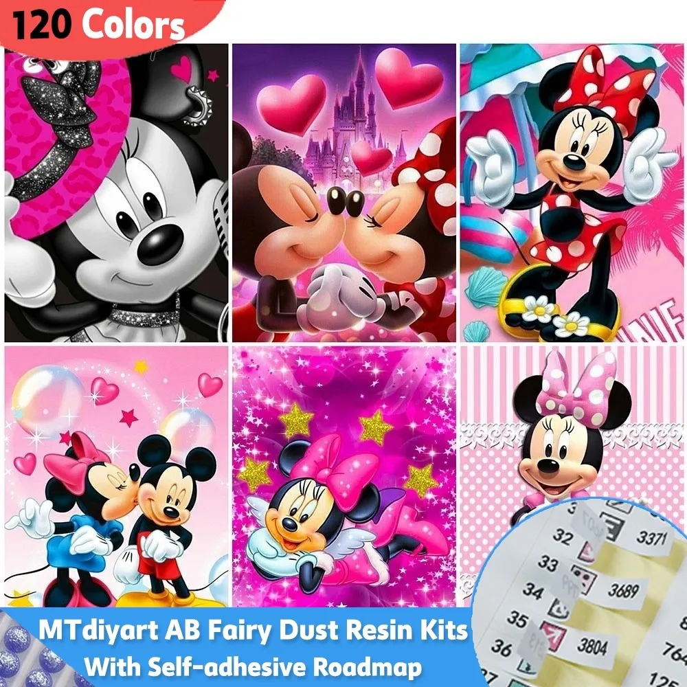 Minnie Mouse Watercolor Diamond Painting: A Soothing Art Project That ...