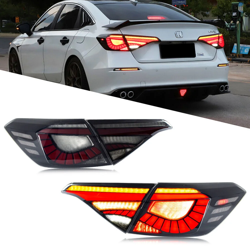 LED-Sequential-Tail-Lights-for-Honda-Civic-11th-Gen-2022-2023-Rear ...