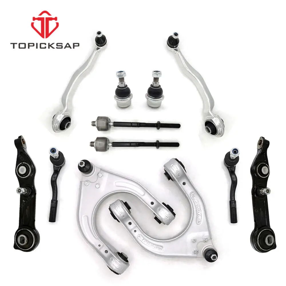 Topicksap Front Suspension Control Arms Tie Rods Ball Joints Kit For ...