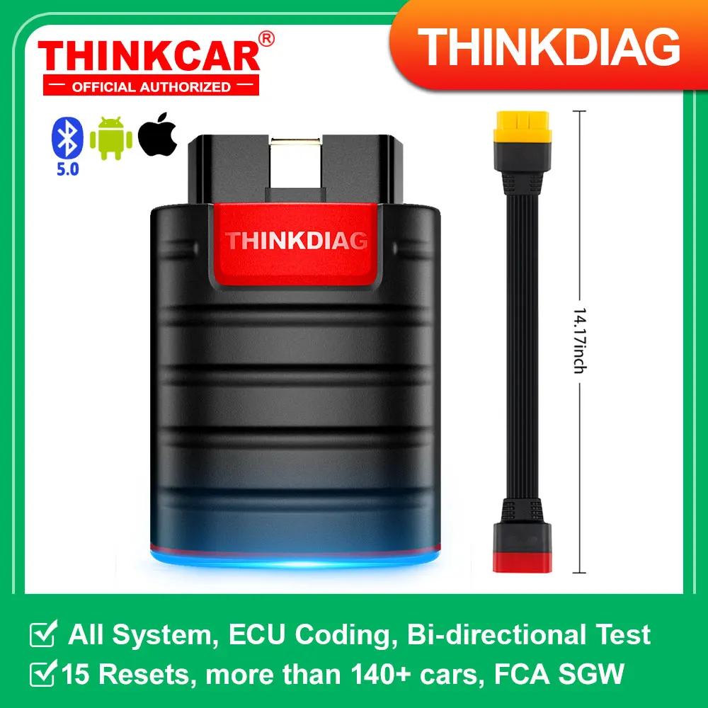 2026 THINKCAR New Thinkdiag ALL System Car Diagnostic Tools ECU Coding ...