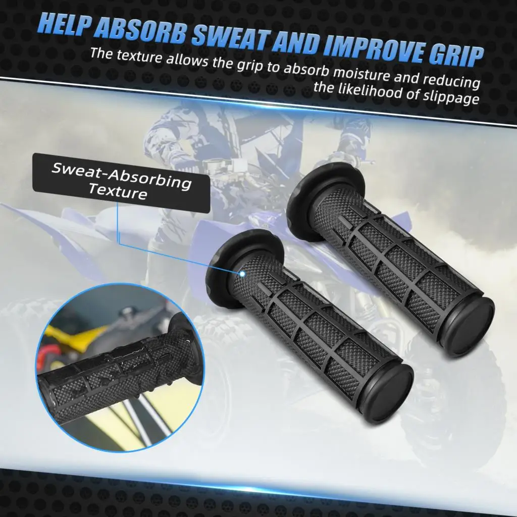 Upgraded-7-8-Throttle-Handlebar-Hand-Grips-Motorcycle-ATV-For-Polaris ...