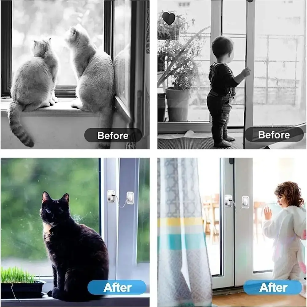 Children-Security-Protector-Window-Lock-Protection-Equipment-Plastic ...