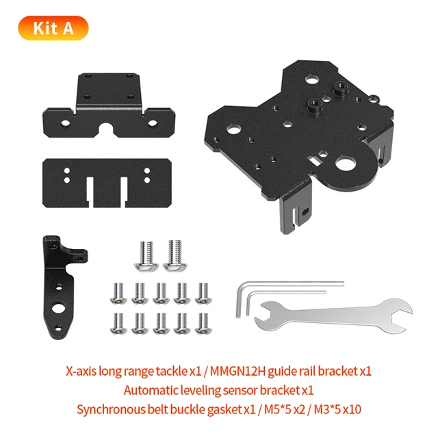 3d Printer Onderdelen X As Mk8/Mk10 Lineaire Rails Extruder Direct Drive Ender3 Upgrade Kit ...