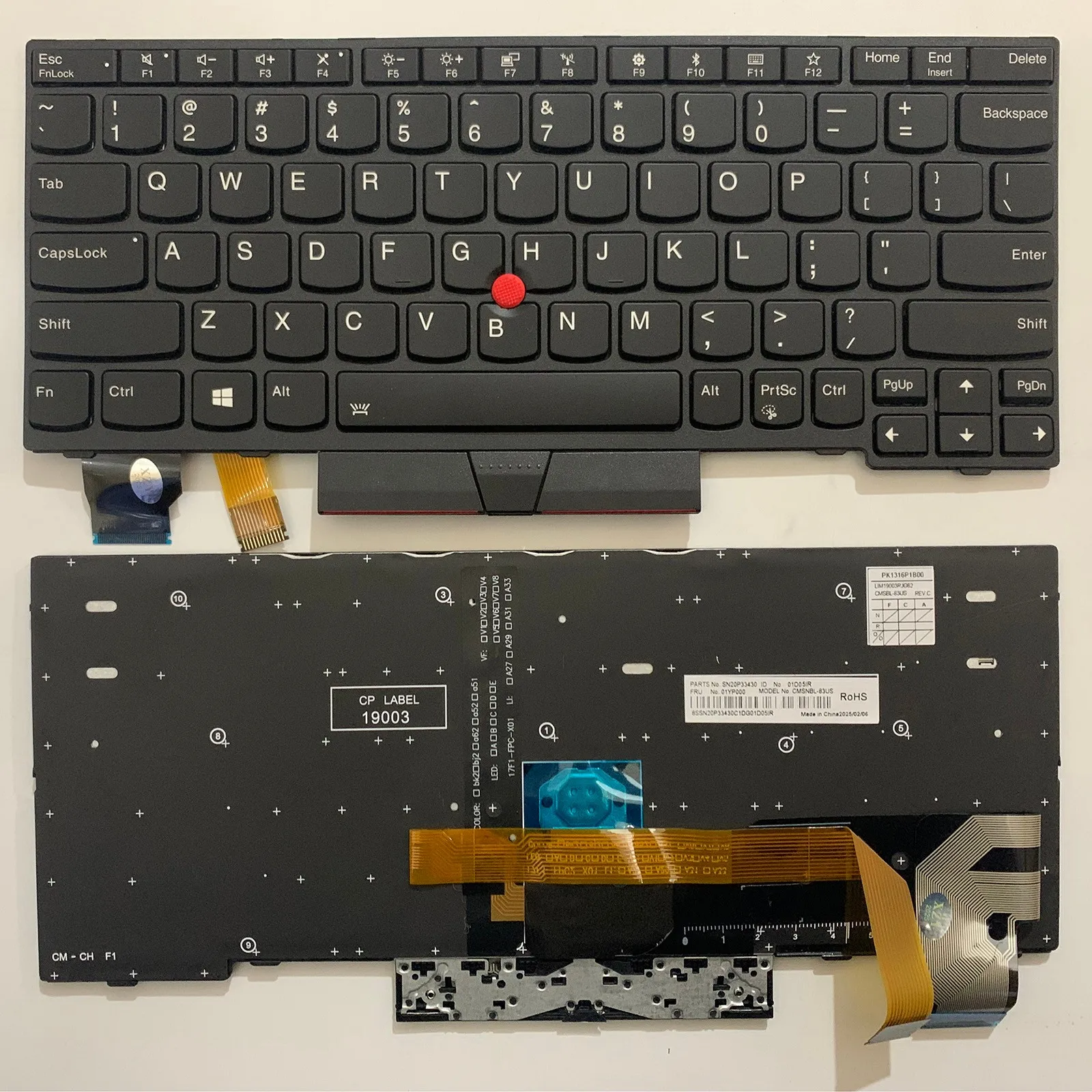 US layout for Lenovo Thinkpad X280 A285 X395 X390 L13 20SC 20SD 20KF ...