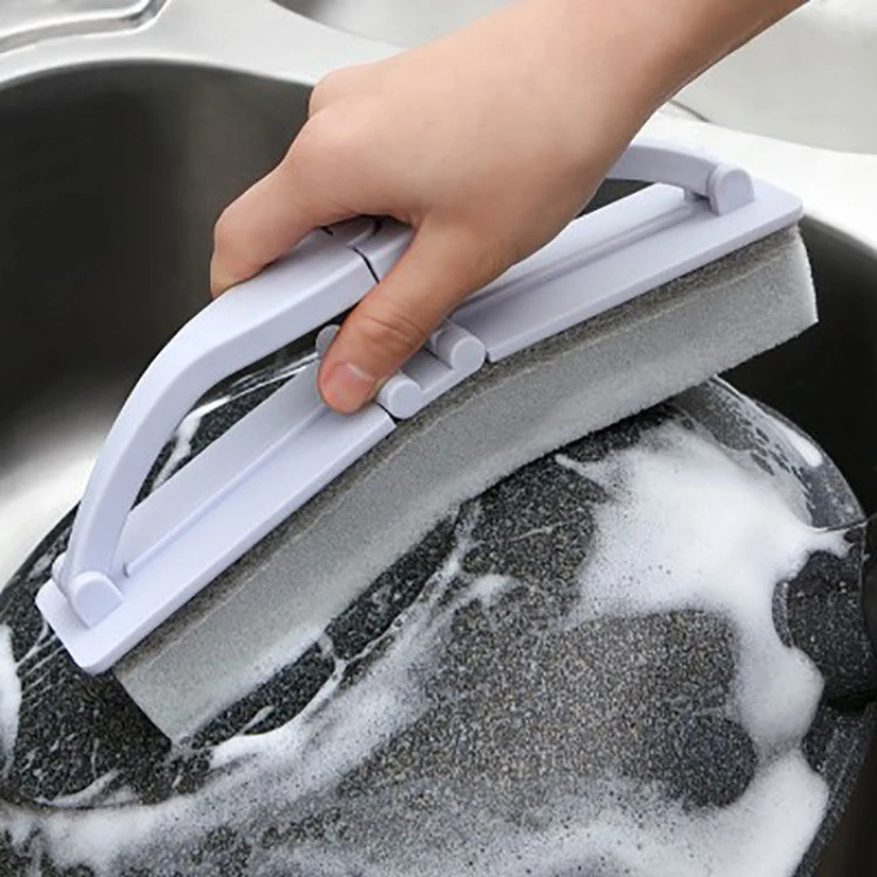 Folding-Water-Squeezing-Sponge-Cleaning-Brush-with-Handle-Controllable ...