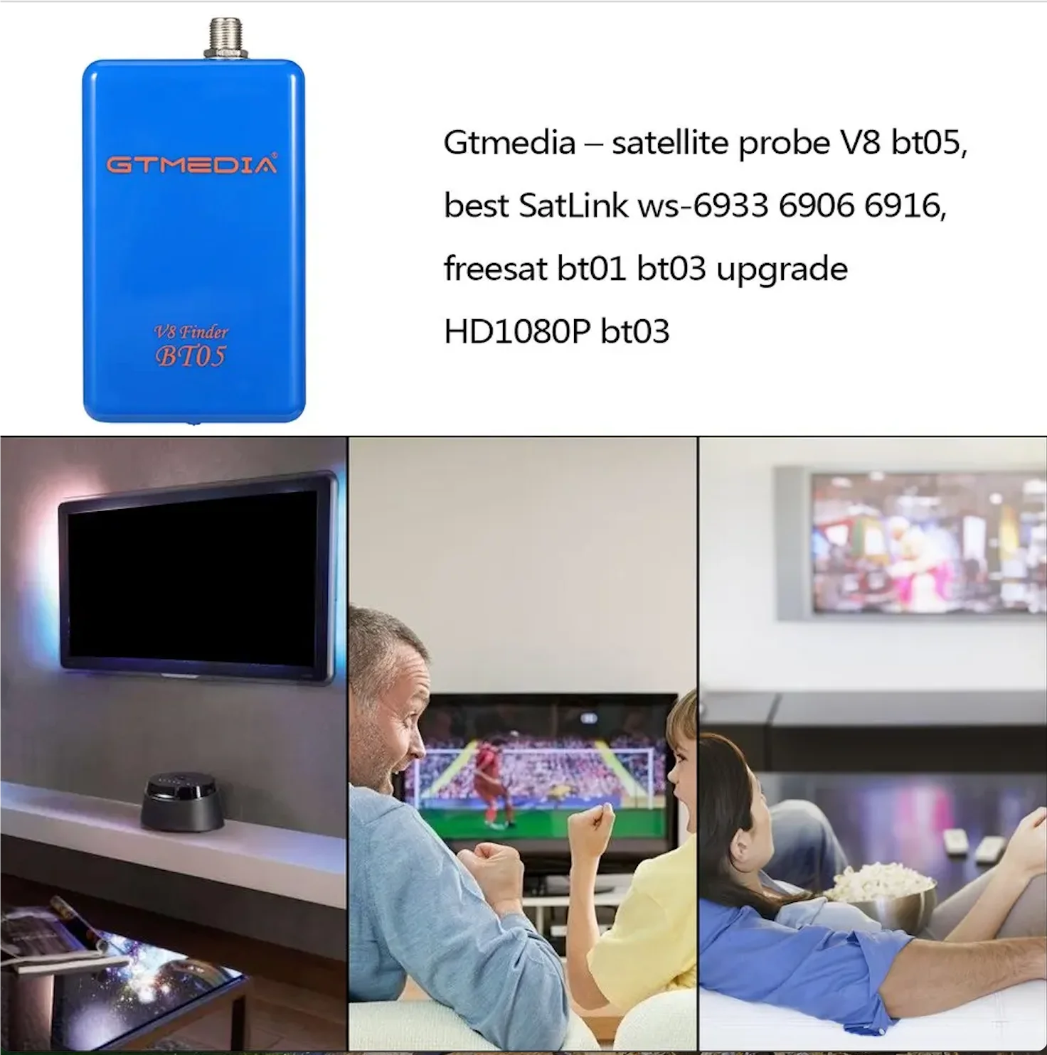 GTmedia-Localizador-digital-satelital-V8-Finder-BT05-dispositivo-compatible-con-sistema-Android ...