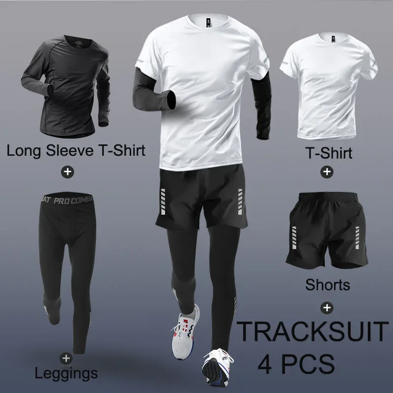 Mens-Sportwear-4-2-PCS-Sets-Tracksuit-Sport-Suits-Men-Sports-Quick ...