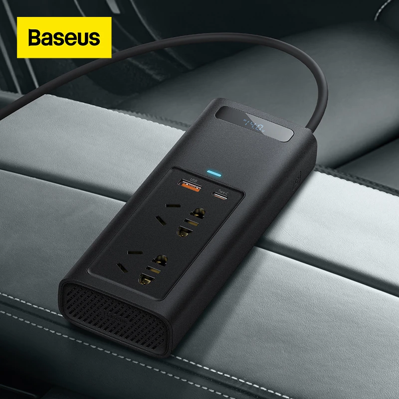 Baseus 150w Car Inverter Dc 12v To Ac 220v 110v Auto Power Inversor Usb ...