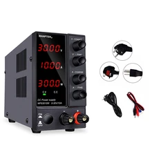 Wanptek Adjustable DC power supply 30V 10A 60V 5A Lab Bench Power Source Stabilized Power Supply ...