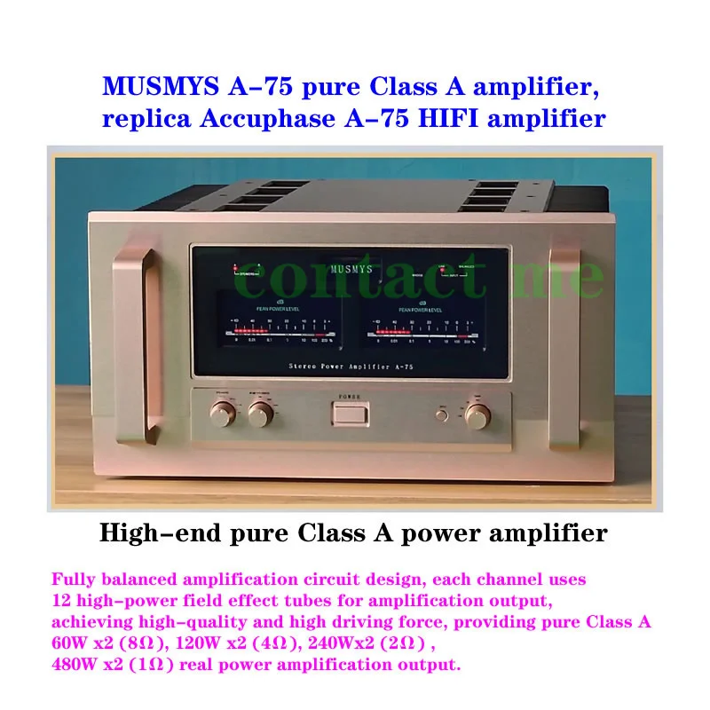 Replica-Accuphase-A-75-HIFI-power-amplifier-MUSMYS-A-75-pure-Class-A ...