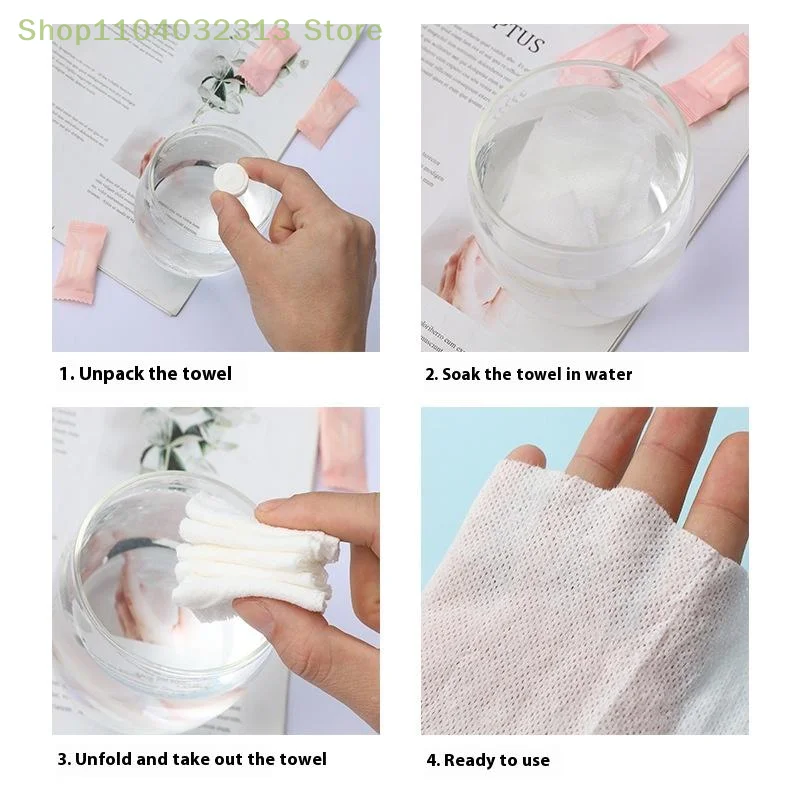 20/50PC Mini Magic Compressed Towels Disposable Capsules Face Care ...