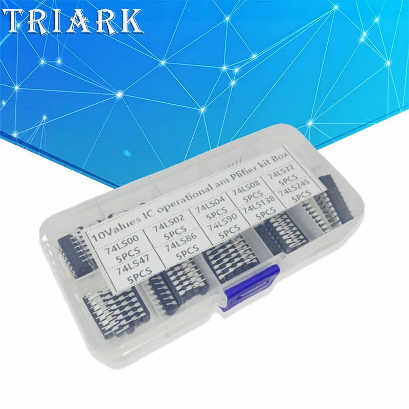 50PCS-Set-Integrated-Circuit-DIP-IC-Combination-KIT-74LS00-74LS02 ...