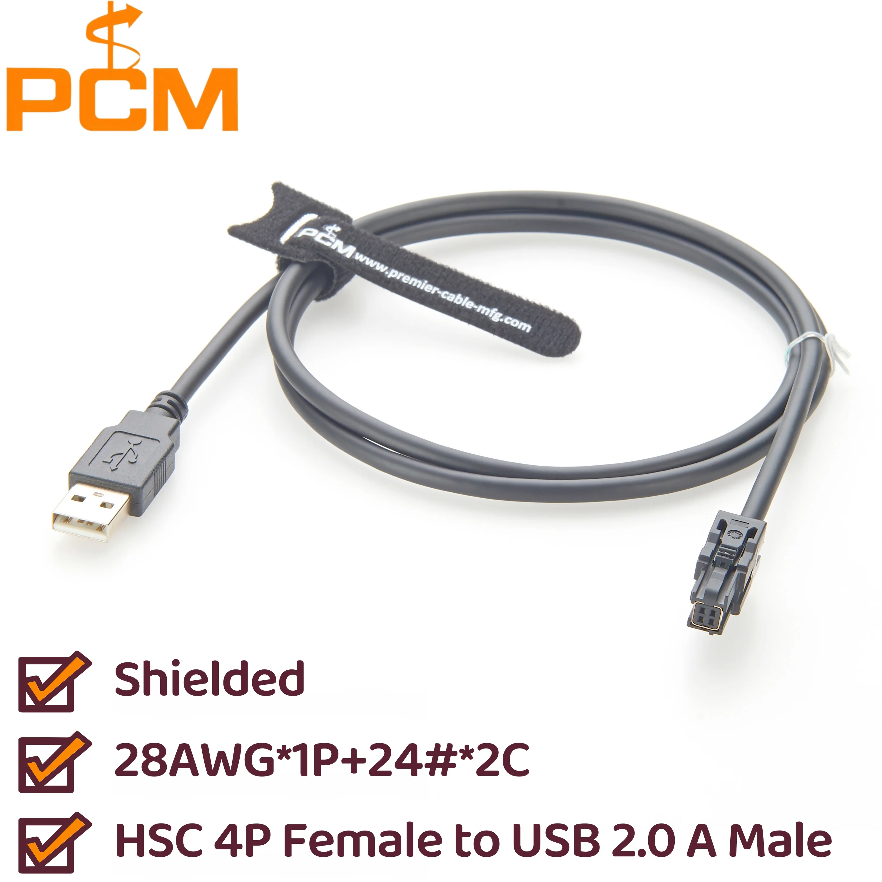 HSC to USB Extension Cable, HSC 4P Female to USB 2.0 A Male LVDS Video ...