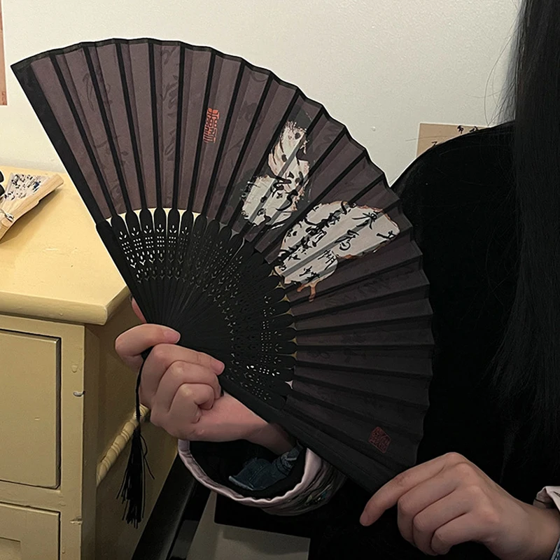 NEW-Creative-Butterfly-Chinese-Style-Folding-Fan-Calligraphy-Painting ...