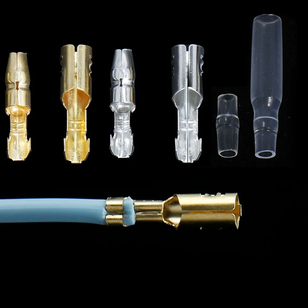 400-Buah-4-0Mm-Terminal-Peluru-Konektor-Listrik-Set-Laki-laki-Perempuan ...