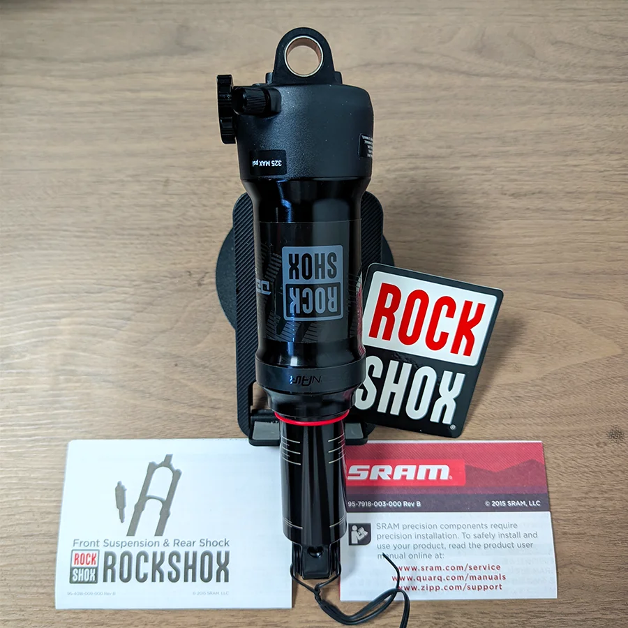 ROCKSHOX Deluxe Select AIR SPRUNG SHOCK 210 Rebound MTB BIKE REAR SHOCK ...