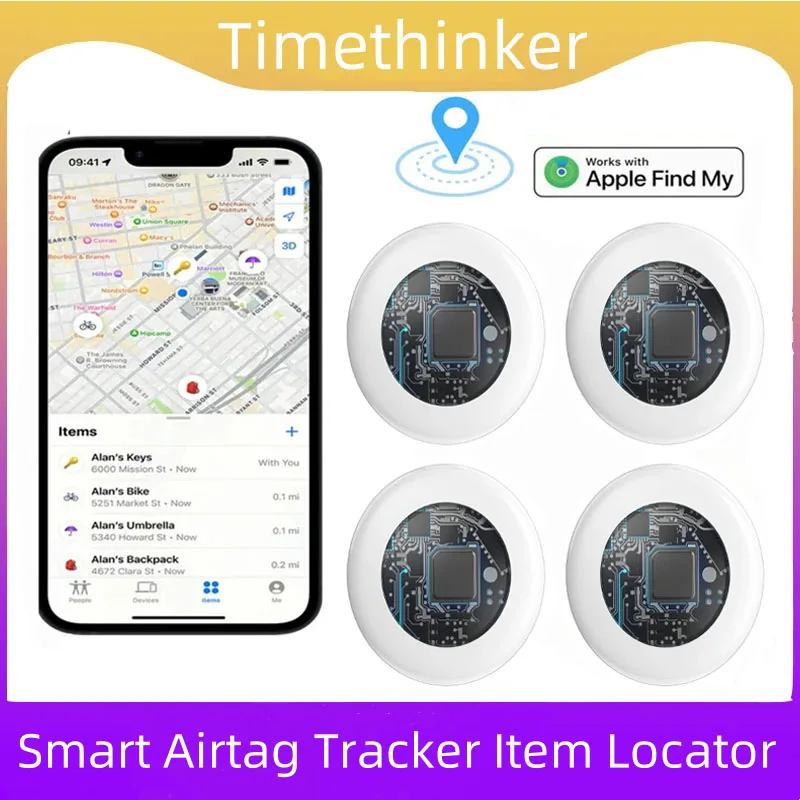 Timethinker-Smart-Airtag-Bluetooth-GPS-Tracker-Work-with-Apple-Find-My ...