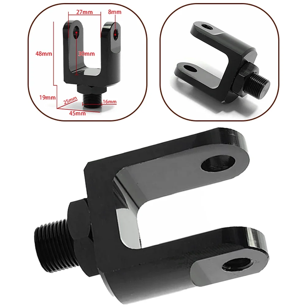 Universal-27MM-Motorcycle-Rear-Shock-Widened-Lower-Fork-Head-Round-End ...