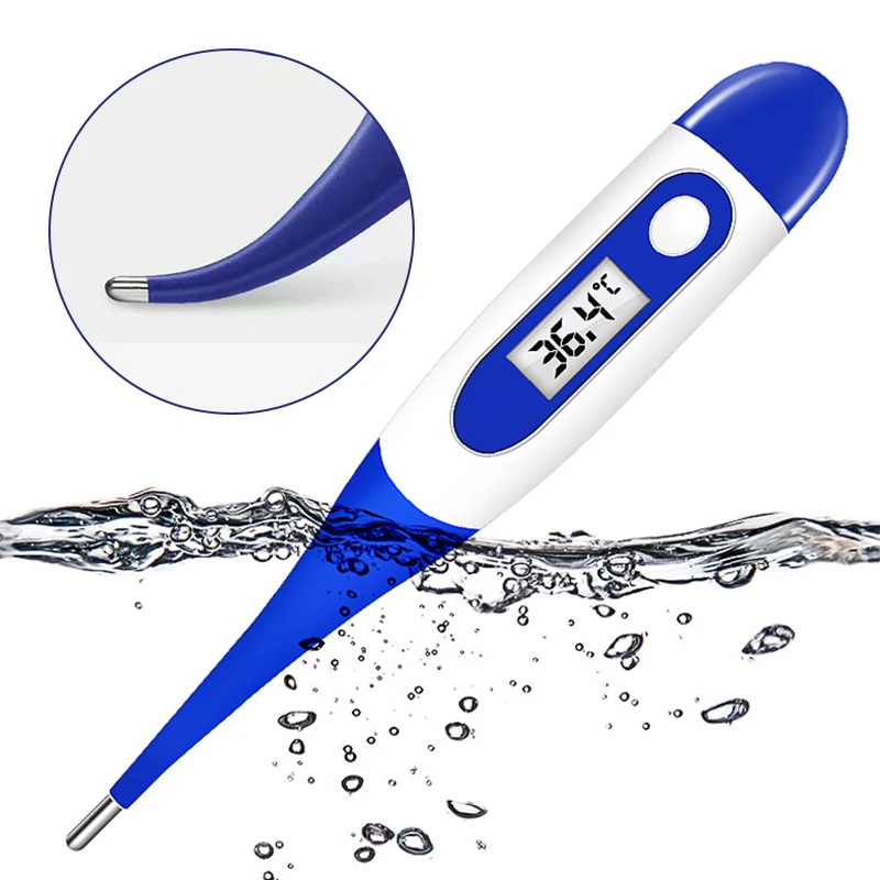 Thermometer-Electronic-Soft-Head-Digital-Oral-Armpit-Temperature ...