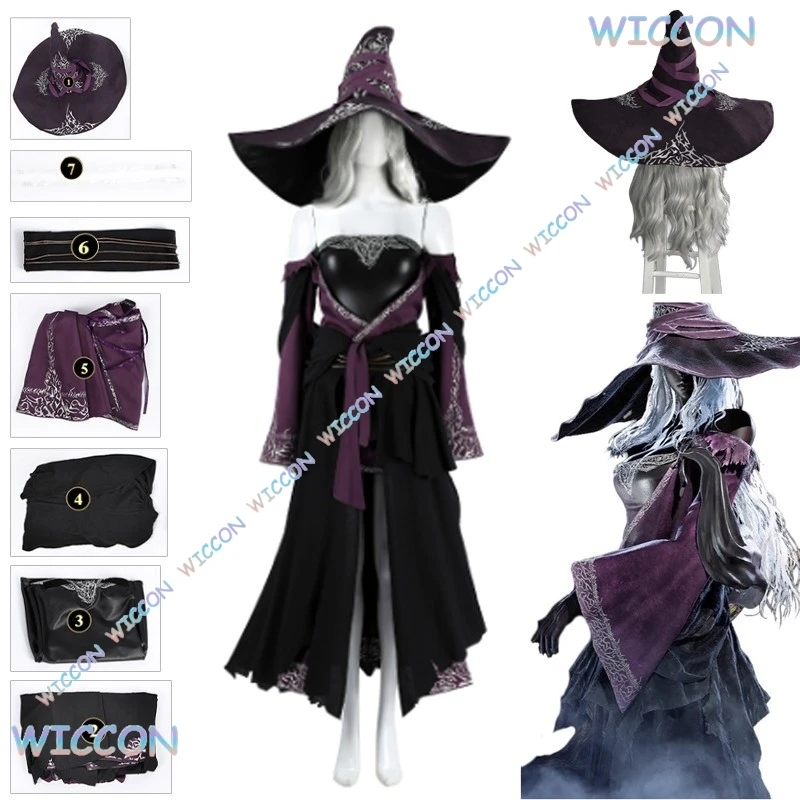 Ynot/Game ELDEN Cos RING NIGHT REIGN Cosplay Recluse Cosplay Costume ...