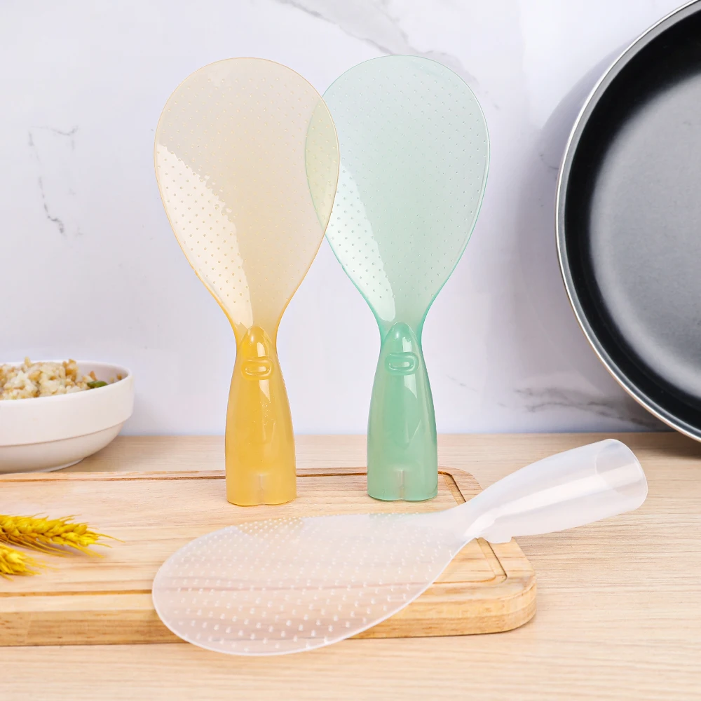 Monster Rice Spoon Can Stand Upright New Little Translucent Rice Spoon Cute Household Spoon Rice ...