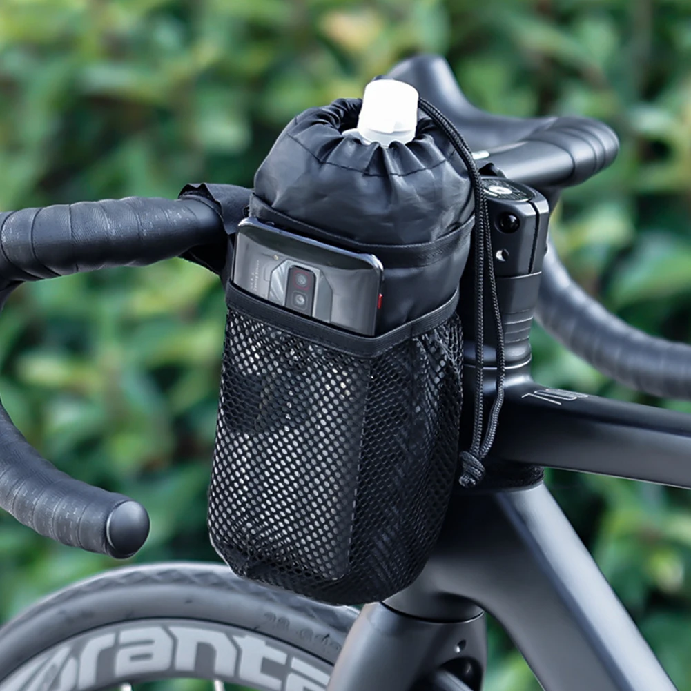 Universal-Bicycle-Bag-with-Mesh-Pocket-Drawstring-Bike-Insulated-Kettle ...
