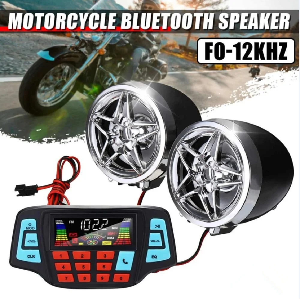 Motorcycle-Studio-Audio-Sound-System-Stereo-Speakers-FM-Radio-MP3-Music ...