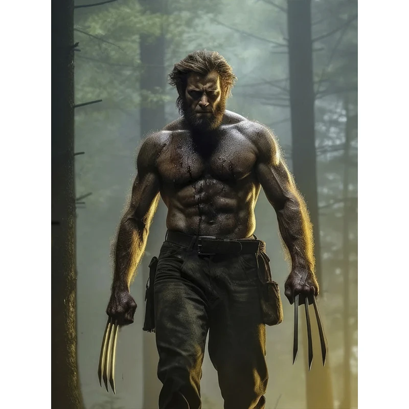 5D-DIY-Marvel-Diamond-Painting-Kit-Wolverine-Diamond-Embroidery-Color ...