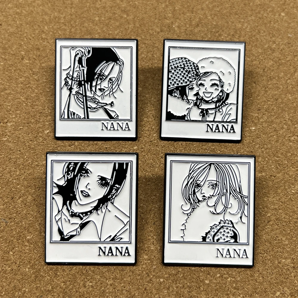 Anime NANA Oosaki Nana Enamel Pins Women's Brooch on Clothes Lapel Pins ...