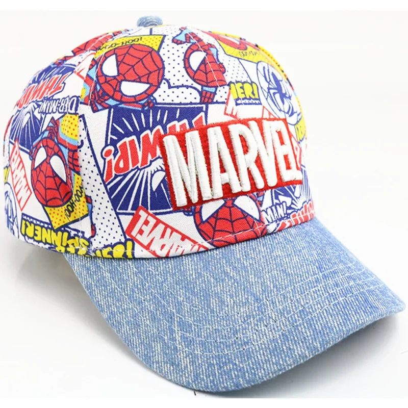 Disney-Fashion-Spiderman-Mickey-Mouse-Kids-Hat-Boy-Girl-Hip-Hop-Caps ...