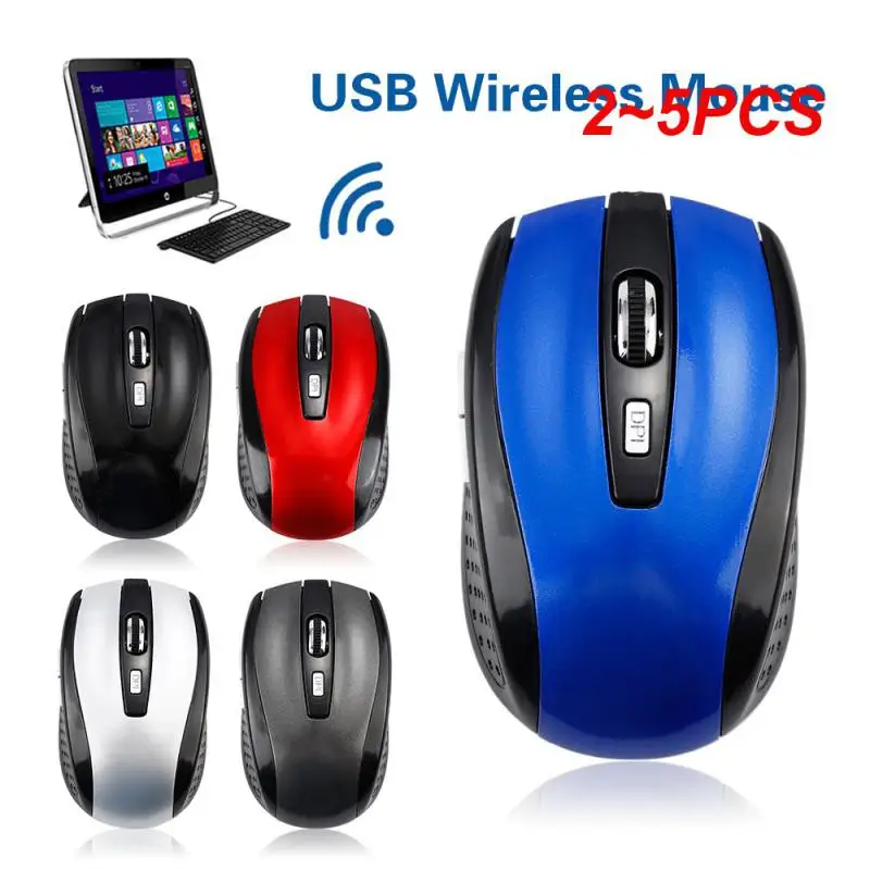 2-5PCS-Optical-Mouse-2-4Ghz-Wireless-Mouse-Computer-Gaming-Mouse ...