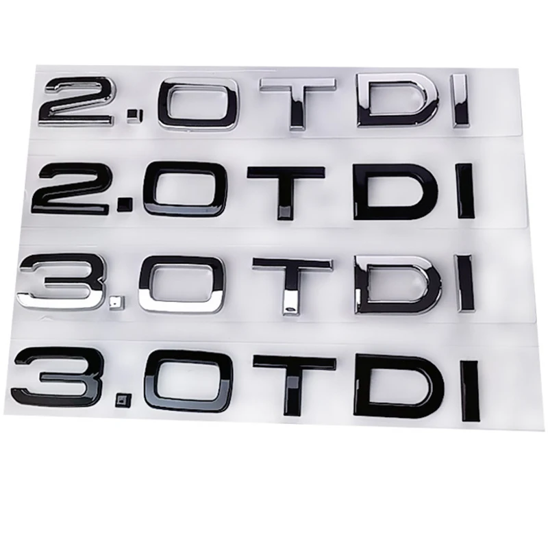 Car-3D-ABS-2-0-3-0-TDI-Letters-Logo-Rear-Trunk-Badge-Emblem-Decals ...