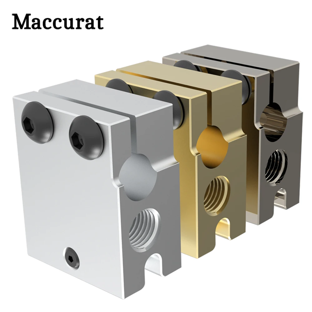 High Quality V6 Volcano Aluminum or Plated Copper Brass Heat Block for ...