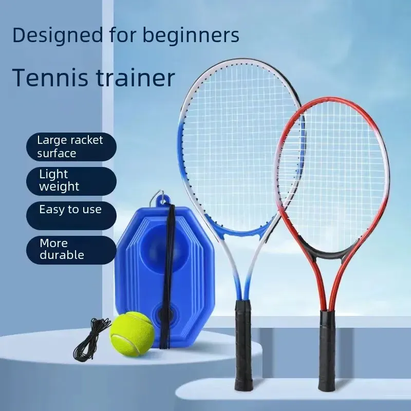 Single-Player-Tennis-Training-Device-Line-Pullback-Self-Practice ...